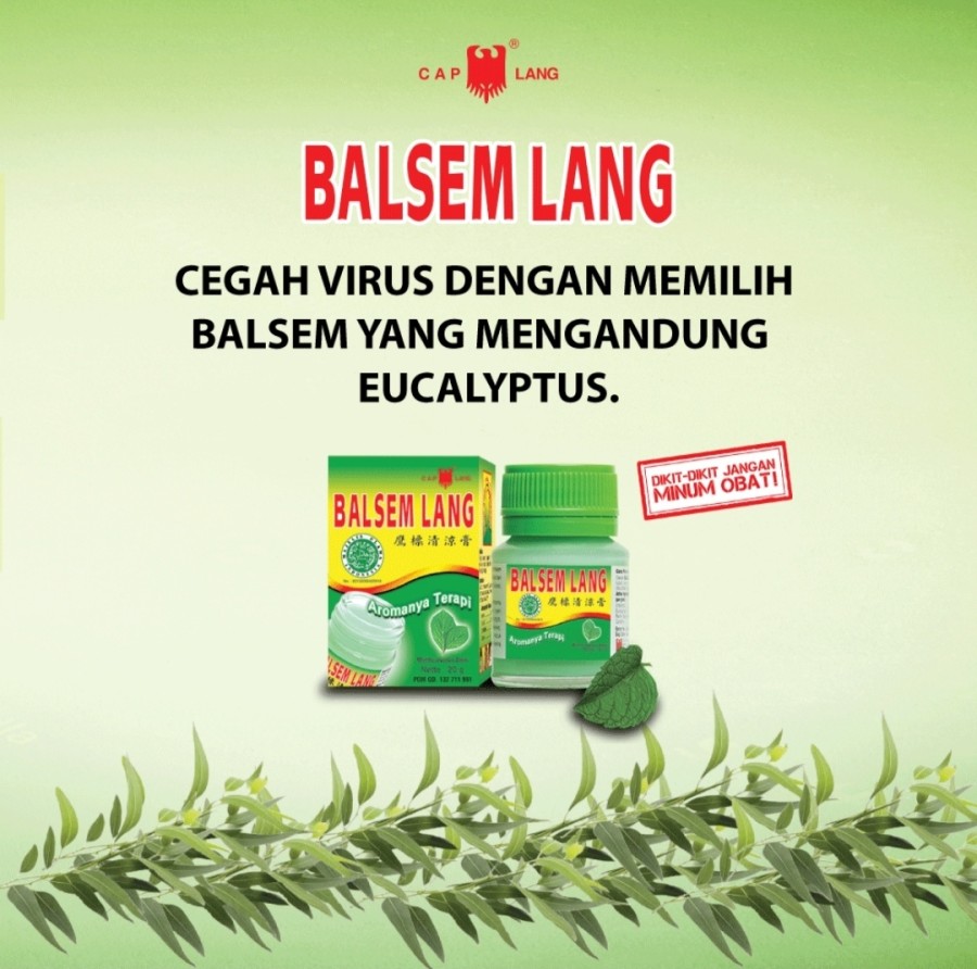 Cap Lang Balsem Lang Aroma Terapi - 20 gr