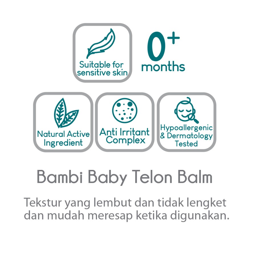 Bambi Baby Telon Balm Minyak Telon Bayi - 50ml