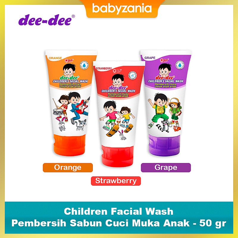 Dee-Dee Children Facial Wash Pembersih Muka Anak - 50 gr