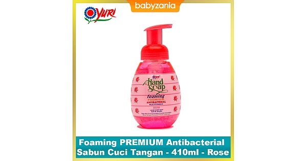 Yuri Hand Soap Foaming PREMIUM Antibacterial Sabun Cuci Tangan Pump ...