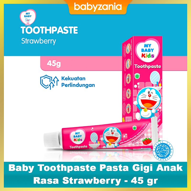 My Baby Toothpaste Pasta Gigi Anak Rasa Strawberry - 45 gr