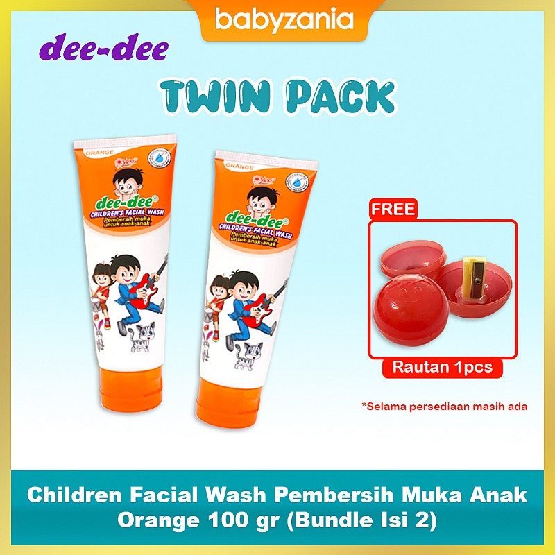 Dee Dee Children Facial Wash / Pembersih Muka Anak 100 gr (Bundle Isi 2)