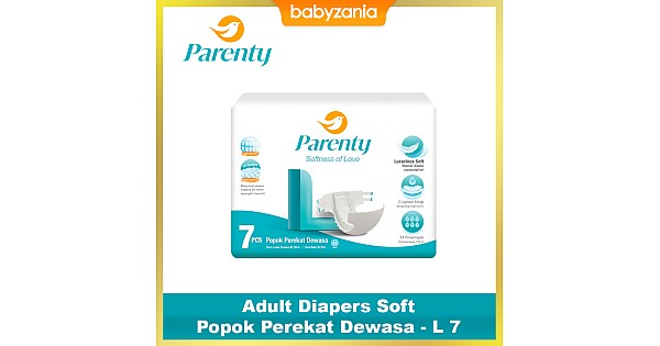 Parenty Adult Diapers Soft Popok Perekat Dewasa - L 7