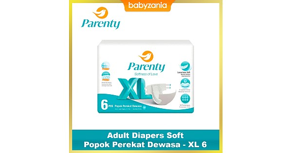 Parenty Adult Diapers Soft Popok Perekat Dewasa - XL 6