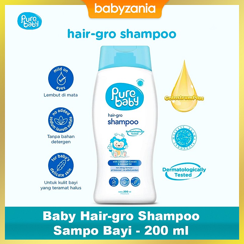 Pure Baby Hairgro Shampoo Sampo Bayi - 200 ml