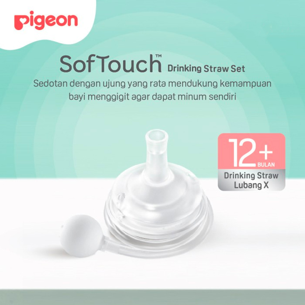 Pigeon SofTouch Drinking Straw Set