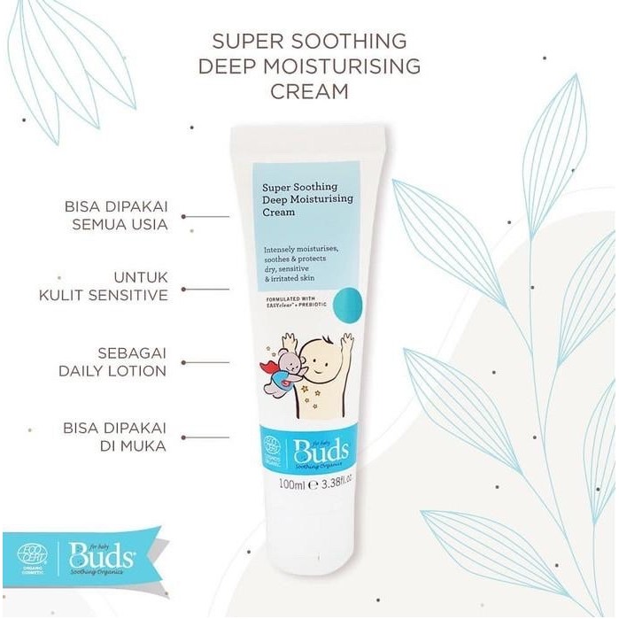 Buds Organics Super Soothing Deep Moisturising Cream - 100ml