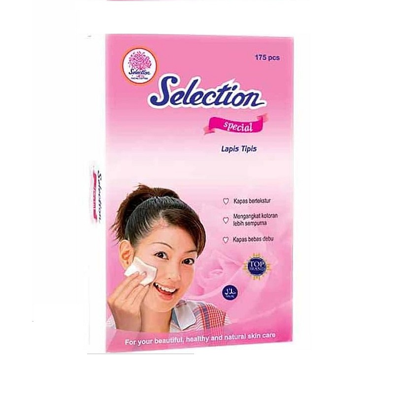 Selection Facial Cotton Special Kapas Tipis - 175pcs