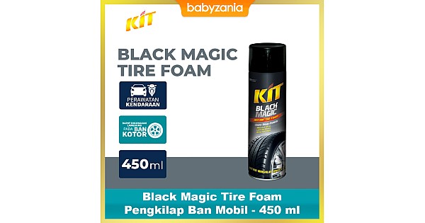 Kit Black Magic Foam Pengkilap Ban Mobil - 450 ml