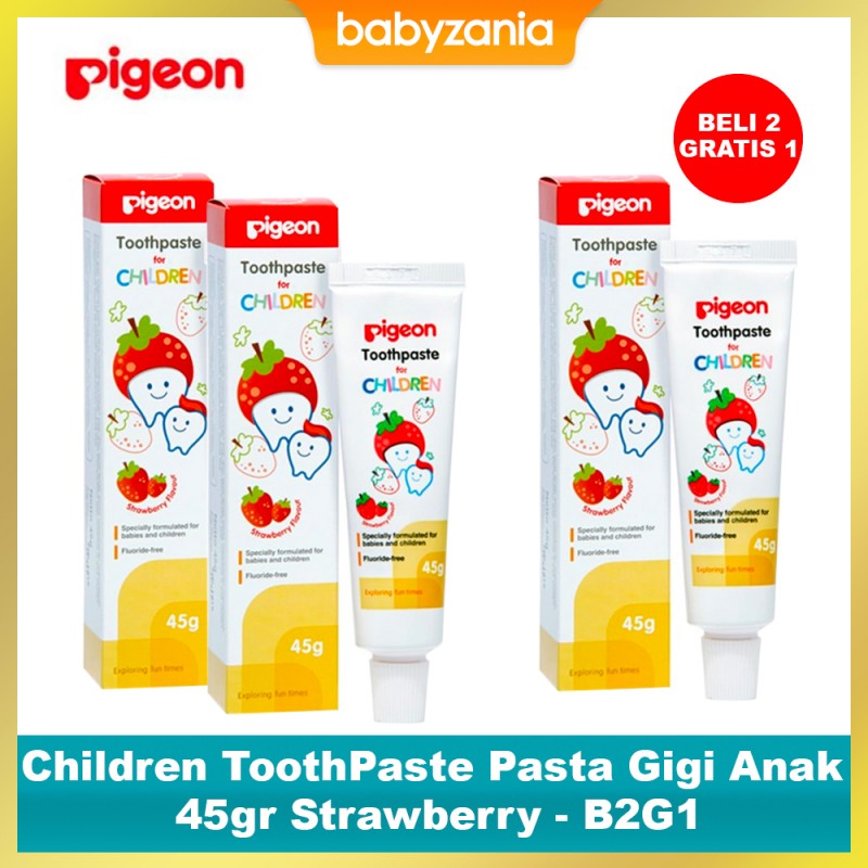 Pigeon Children Tooth Paste 45 gram - Strawberry